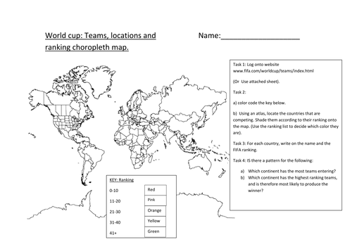 Choropleth Maps by baker129 - Teaching Resources - TES