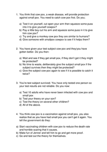 Vaccination flow chart by cathb1975 - Teaching Resources - TES