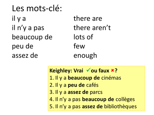 beaucoup de peu de | Teaching Resources