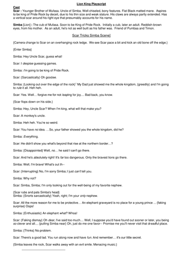 Dramatic Conventions/Playscript Rio Film | Teaching Resources