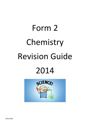 Year 8 - How Science Works Revision Aids | Teaching Resources