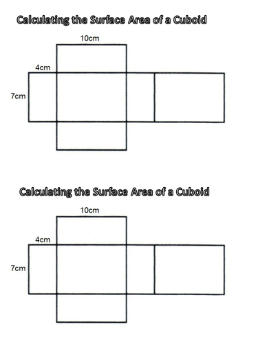 Surface Area of Cuboids | Teaching Resources Surface Area of Cuboids | Teaching Resources