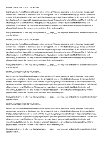 Jane Eyre revision materials Eng lang/lit ELLA 1 | Teaching Resources