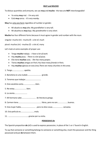 3 Grammar Points | Teaching Resources