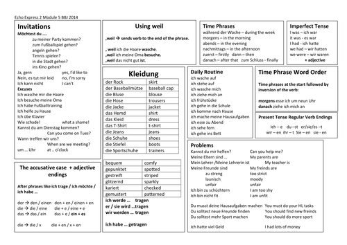 Echo Express 2 Module 5 Learning Mat | Teaching Resources