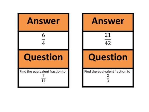 Fractions treasure hunt | Teaching Resources
