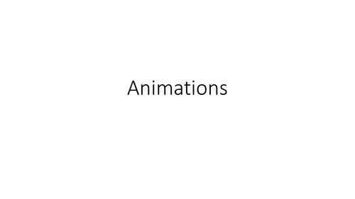 Shape Animations | Teaching Resources