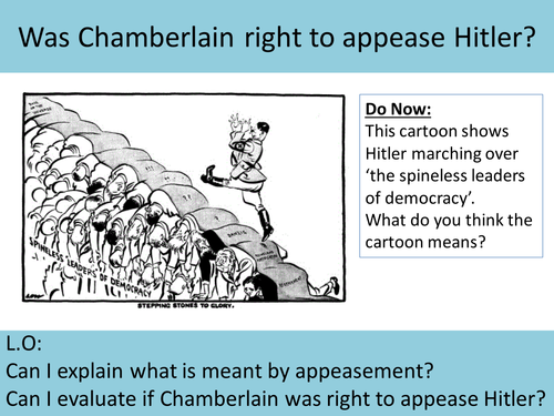 Was Chamberlain right to appease Hitler? | Teaching Resources