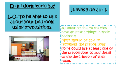 En mi dormitorio | Teaching Resources