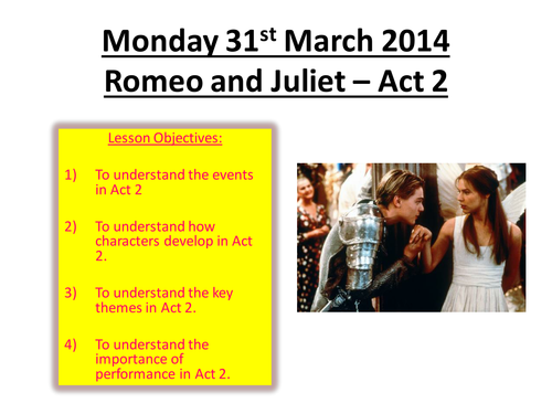 Romeo and Juliet Revision Poster by - UK Teaching Resources - TES