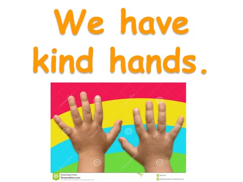 Kind Hands Kind Legs and Feet | Teaching Resources