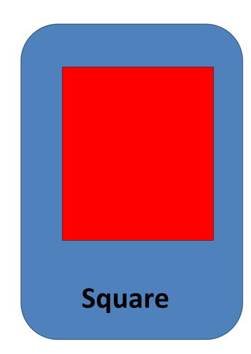 2D shape display posters | Teaching Resources