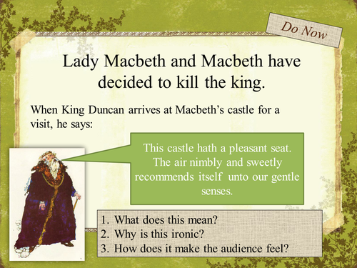 Year 9 Macbeth Scheme of Work - Lesson 9 | Teaching Resources Year 9 Macbeth Scheme of Work - Lesson 9 | Teaching Resources