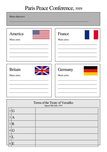 Hitler's Rise to Power - 1. Treaty of Versailles | Teaching Resources