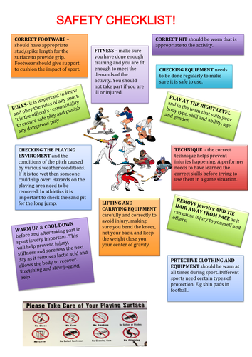 Safety poster | Teaching Resources