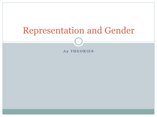 Representation of Gender by archev - Teaching Resources - TES