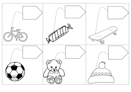 Money - Price Tag Empty Math Sheet | Teaching Resources