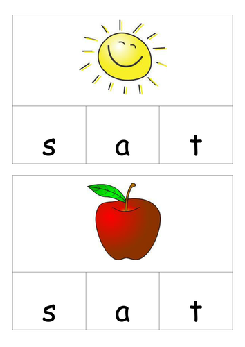 2 activities -Phase 2/ 3 initial sound Space Phonic Sorting activity ...