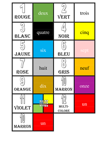 French Colors | Teaching Resources