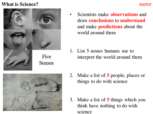 Introduction to what scientists do | Teaching Resources