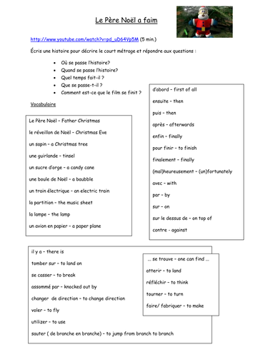 Dear Santa Letter - Cher Pere Noel by ahardiment - Teaching Resources - TES