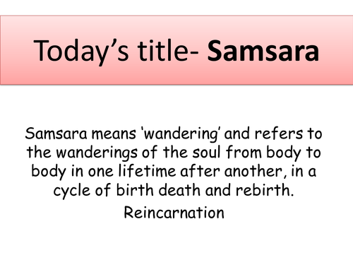 The Wheel of Life - Samsara by dana2010 - UK Teaching Resources - TES