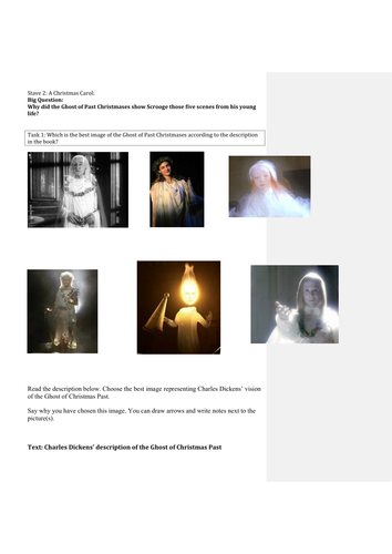 A Christmas Carol: Staves 2 and 3 | Teaching Resources