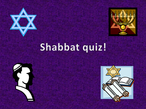 Shabbat - quiz! | Teaching Resources