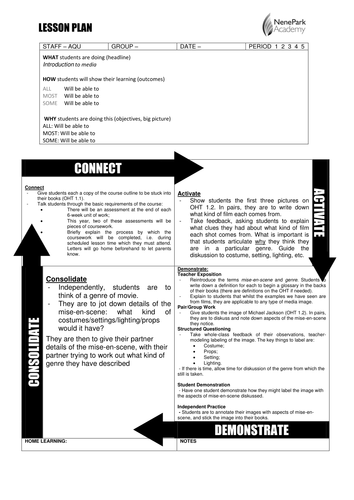 Intorduction to Media Lesson Plans | Teaching Resources
