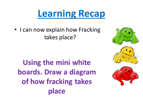 Fracking - Your Opinion | Teaching Resources