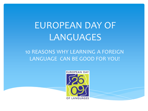 European Day of Languages Assembly | Teaching Resources