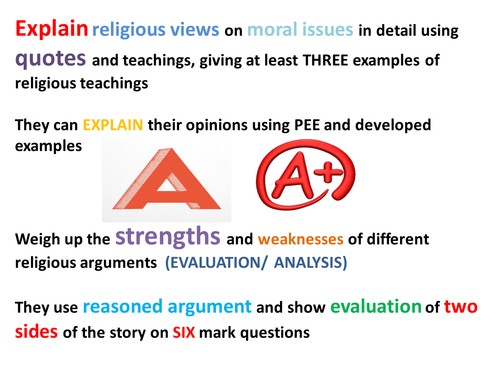 GCSE RE AQA Grade requirements/ descriptors | Teaching Resources GCSE RE AQA Grade requirements/ descriptors | Teaching Resources