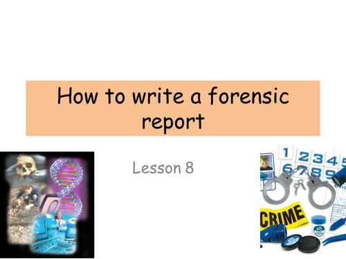 BTEC Level 2 - Unit 13 (Forensics) Assignment 4 | Teaching Resources
