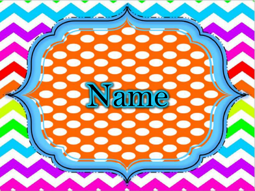 Bright classroom labels | Teaching Resources