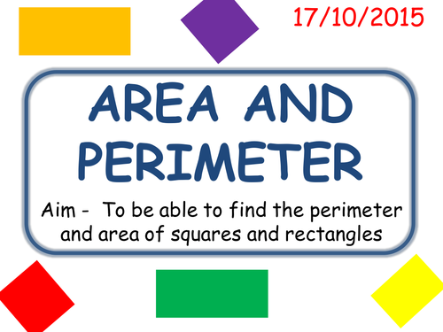 Area and Perimeter - Basic KS3 Introduction | Teaching Resources