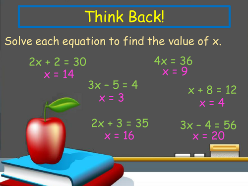 Simultaneous equations lesson | Teaching Resources Simultaneous equations lesson | Teaching Resources
