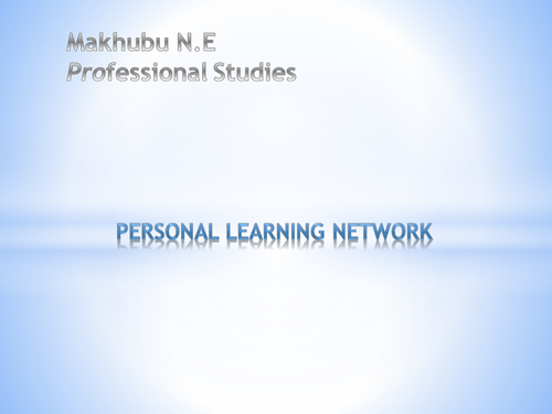 Personal Learning Network | Teaching Resources