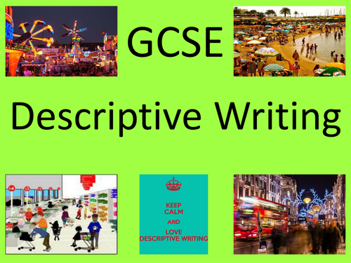 GCSE Descriptive Writing (WJEC) | Teaching Resources