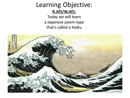 Haiku lesson plan and resources by Louise88 - Teaching Resources - TES