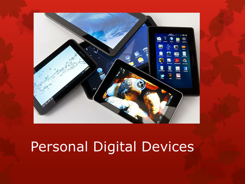 Personal Digital Devices | Teaching Resources