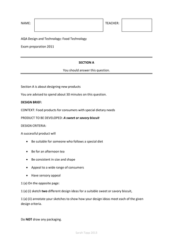 AQA pre release 'mock' papers | Teaching Resources