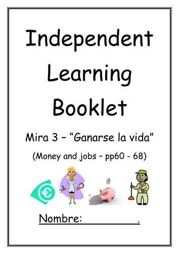 Spanish Independent work Mira 3 My money (Chpt 4) | Teaching Resources