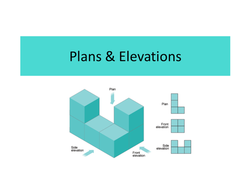 Solids, Plans and Elevation by - UK Teaching Resources - TES