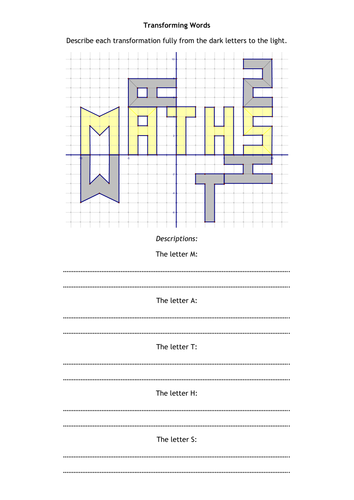 Transforming Words | Teaching Resources