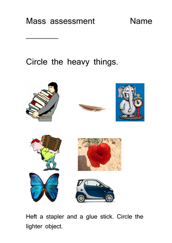 Comparing weight - Heavy and Light by hangphan5 - Teaching Resources - TES