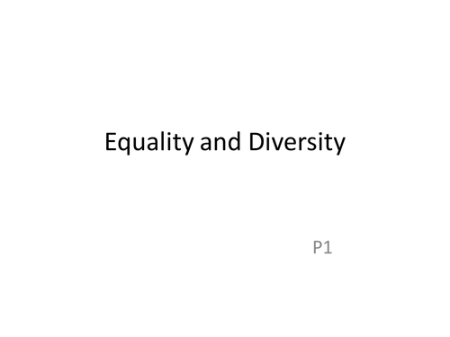 KS3 Equality and Diversity task sheet by lesley1264 - UK Teaching ... KS3 Equality and Diversity task sheet by lesley1264 - UK Teaching ...