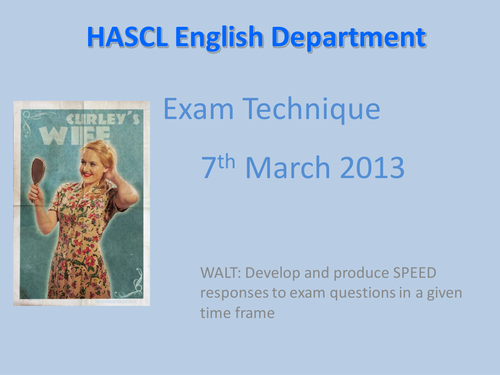 EDEXCEL Exam prep 'Of Mice and Men' | Teaching Resources