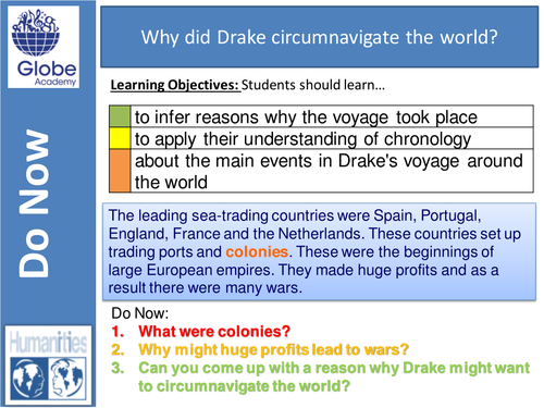 Why did Drake circumnavigate the world? | Teaching Resources