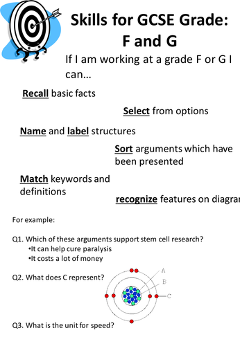 Working at grade posters | Teaching Resources
