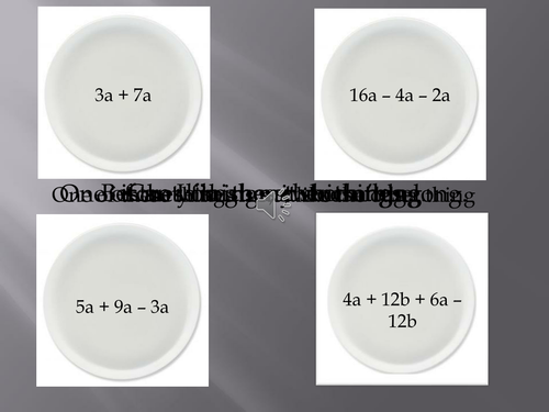 KS3 Math: Simplifying Expressions Cookie Monster | Teaching Resources